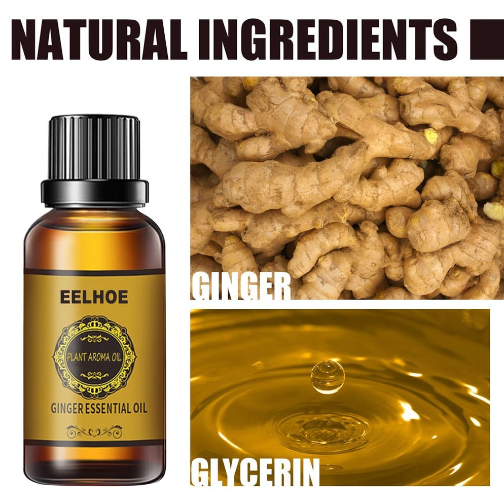 Online Buy Ginger Slimming Oil Lymphatic Drainage Anti Aging Plant ...