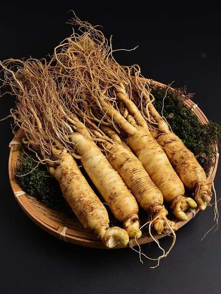 Buy Best Herb White Ginseng Roots Slices, Panax Ginseng Roots Cut, Bai ...